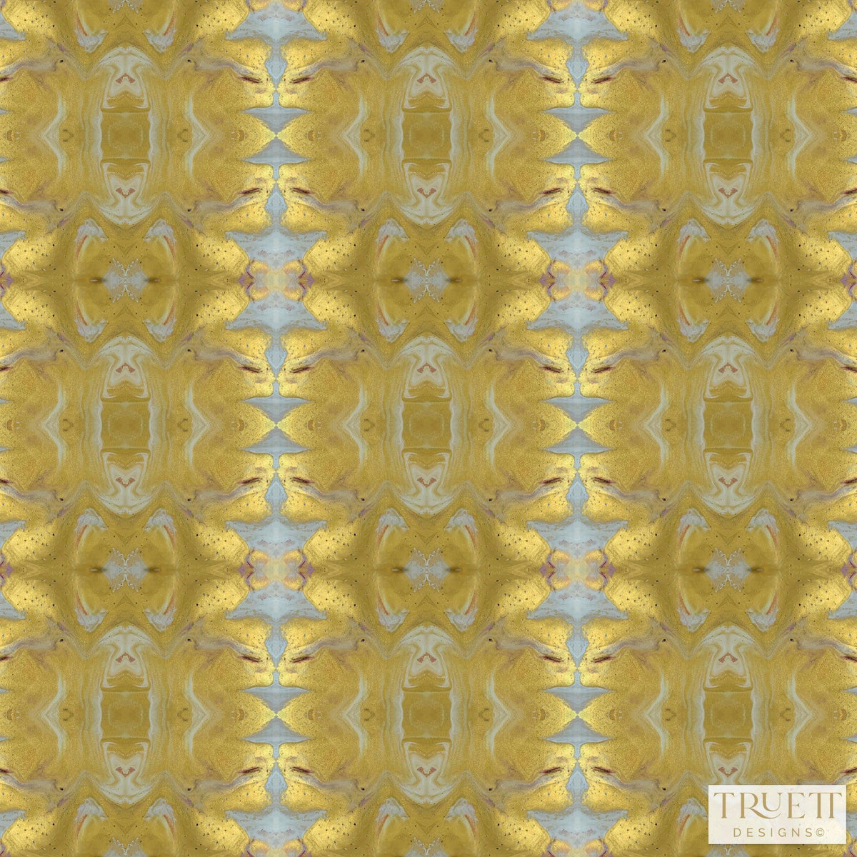 Gilt Gold & Merlot Luxury Wallpaper Small Repeat – Truett Designs