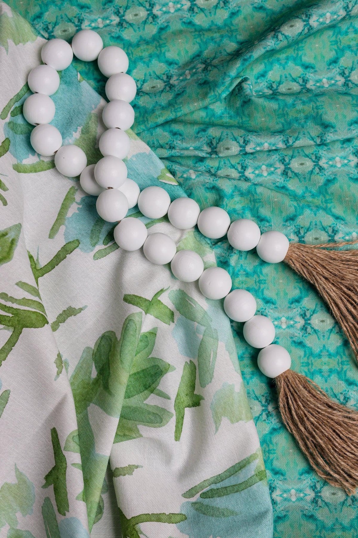 Wildflowers I Sage Green & Blue Large Repeat Luxury Fabric by the Yard ...